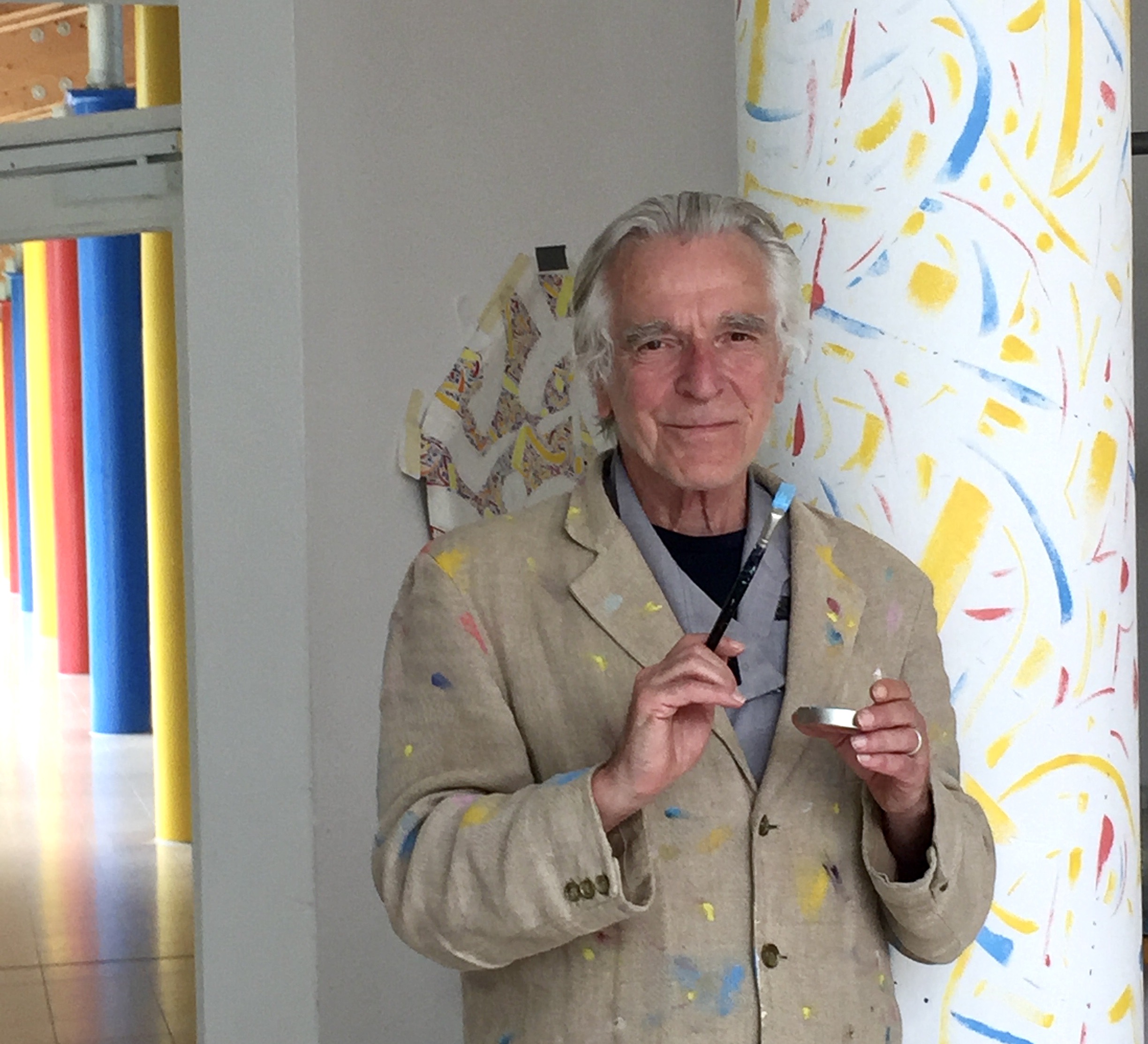 Die neue rhythmisch-farbige Säule in Abtsgmünd - Alfred Bast